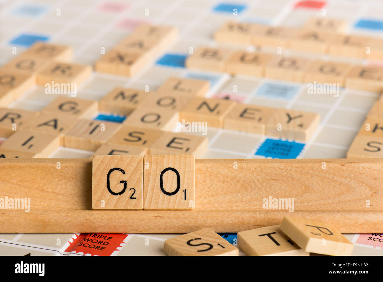 Scrabble - GO Stock Photo - Alamy