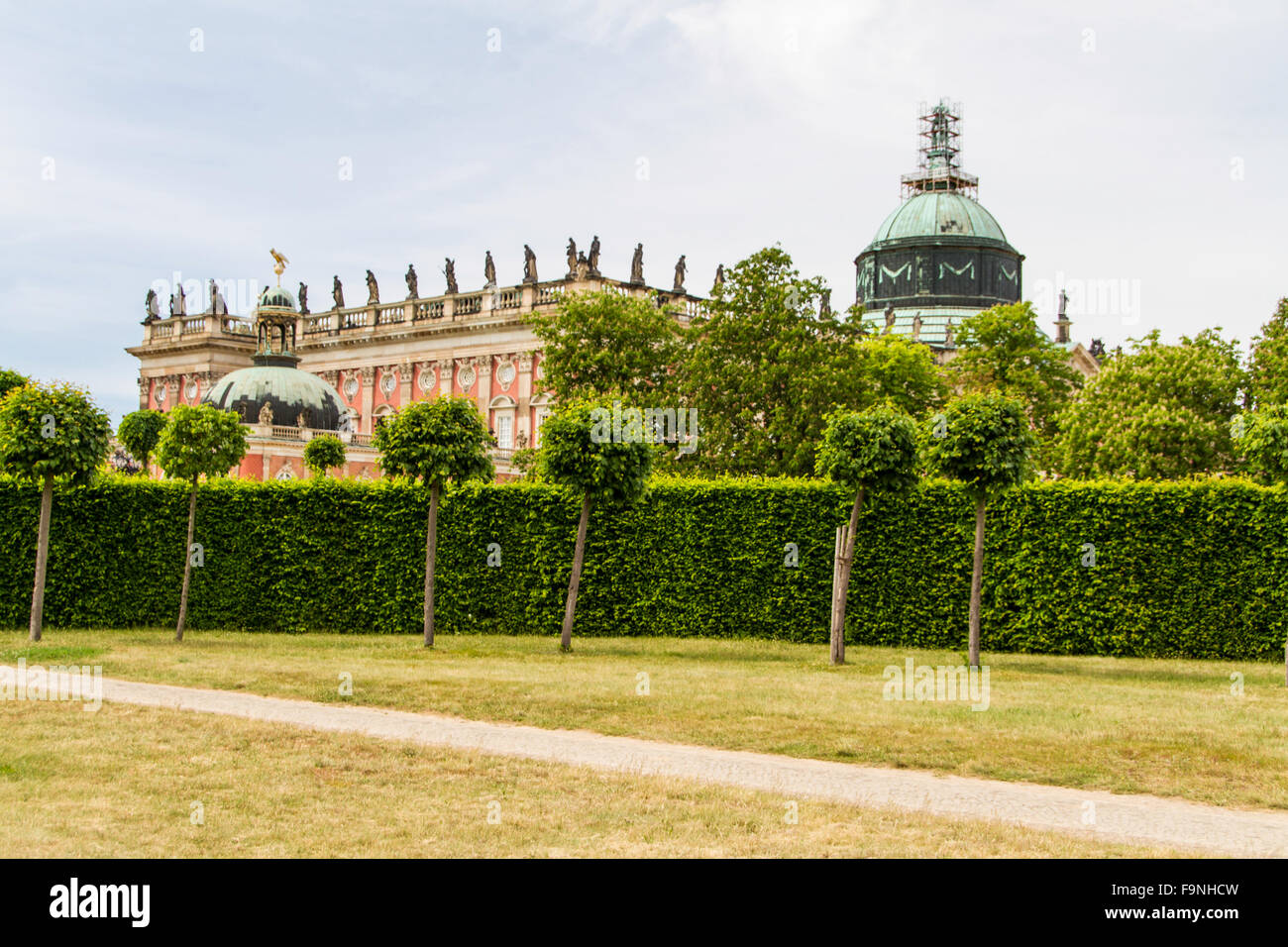 The New Palace in Potsdam Germany on UNESCO World Heritage list Stock ...