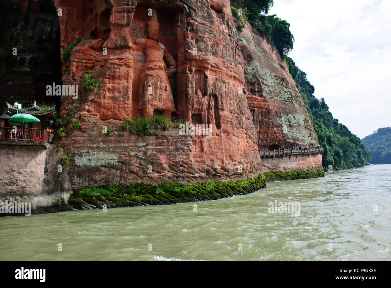 The Leshan Statue of Buddha,It is the largest stone Buddha in the world ...