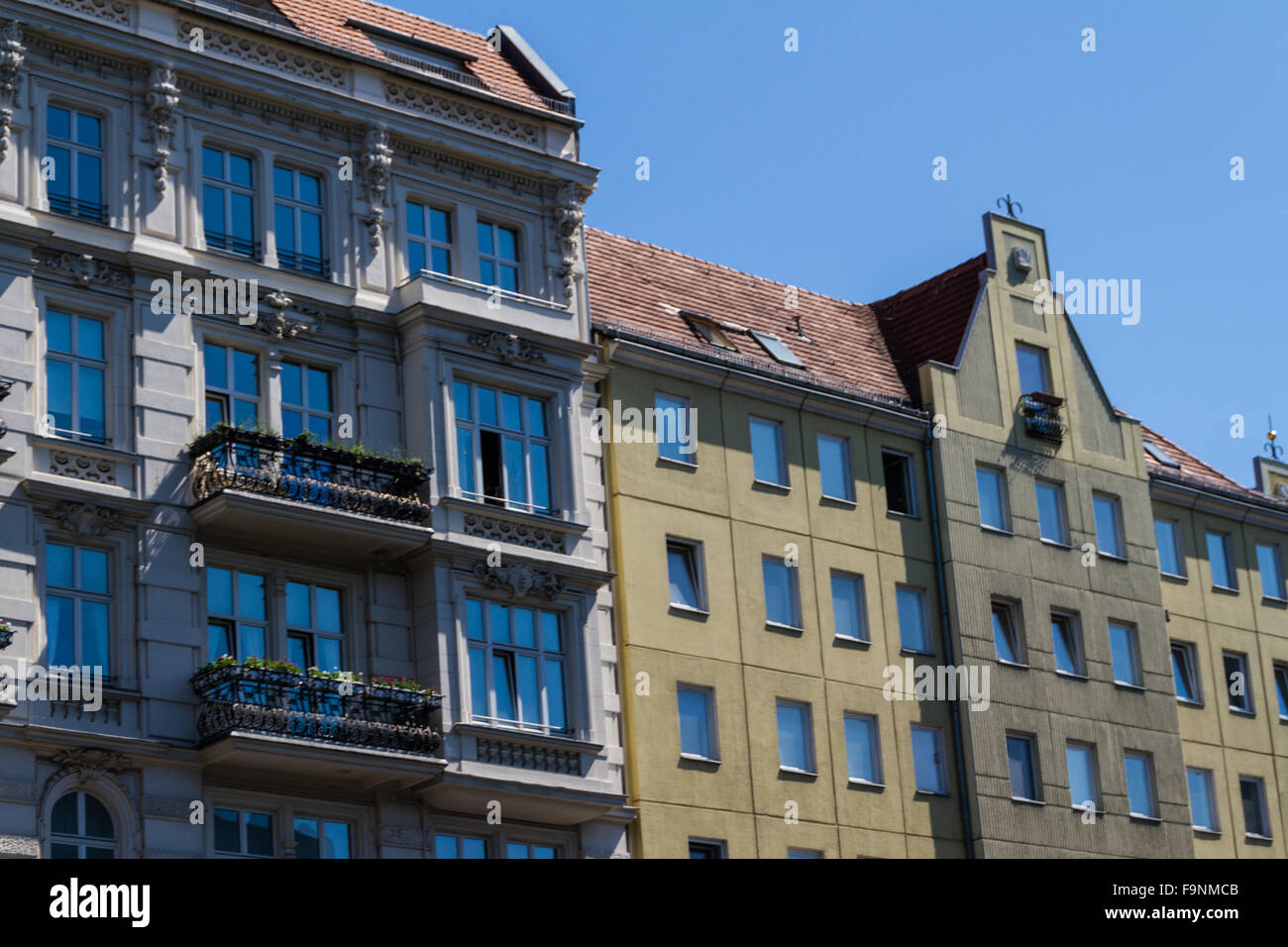 Row of Buildings in Berlin, Germany Stock Photo - Alamy