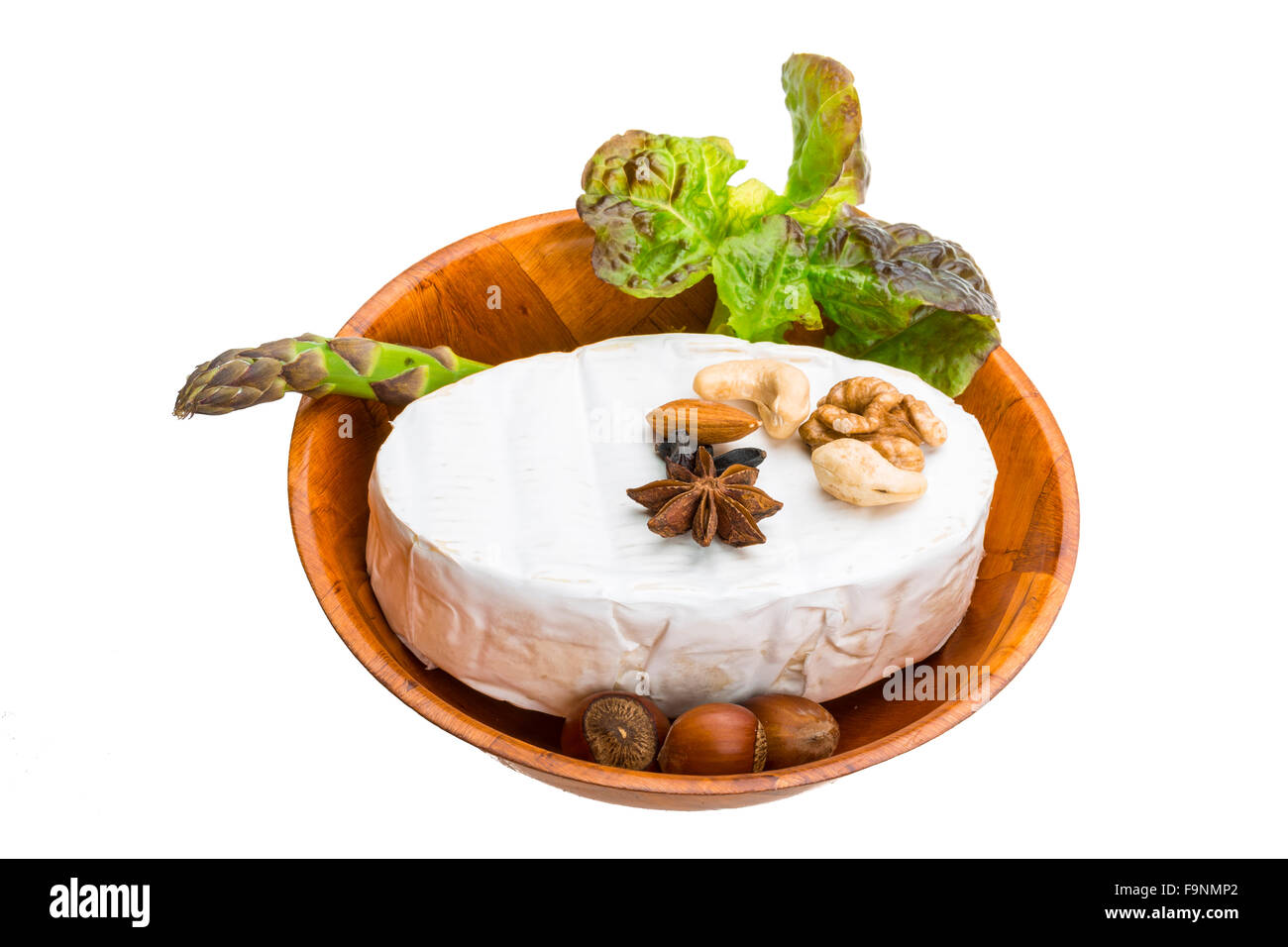 Fresh soft brie cheese Stock Photo - Alamy