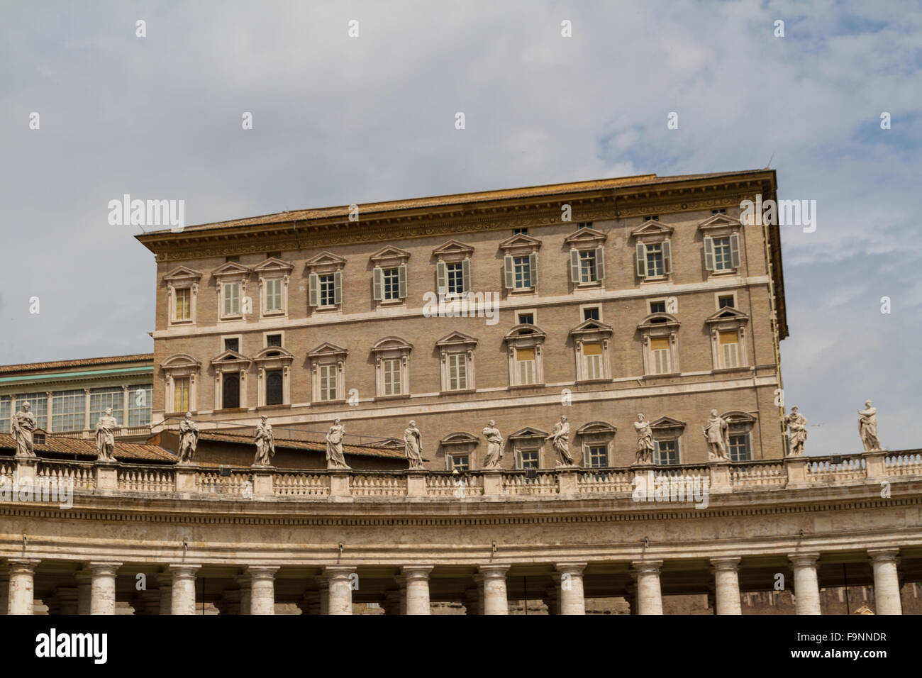 Buildings in Vatican, the Holy See within Rome, Italy. Part of Saint ...
