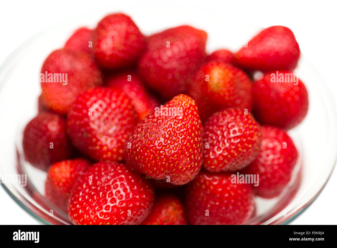 Strawberries arranged on the display Stock Photo - Alamy