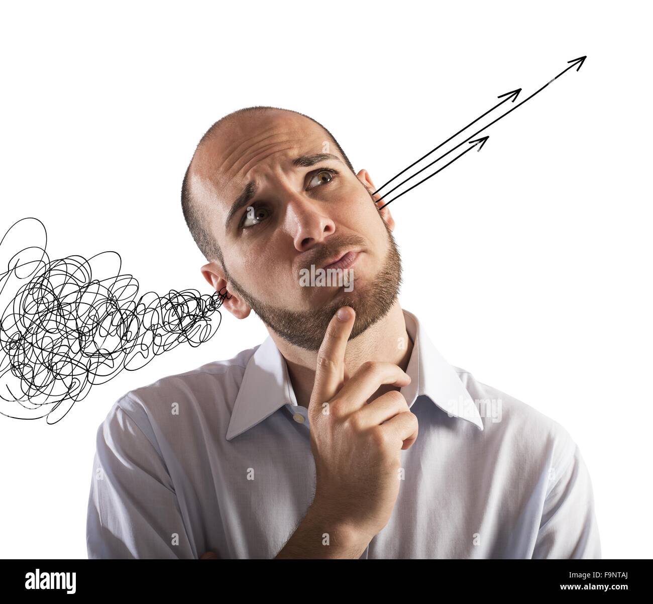 Overcome the confusion Stock Photo - Alamy