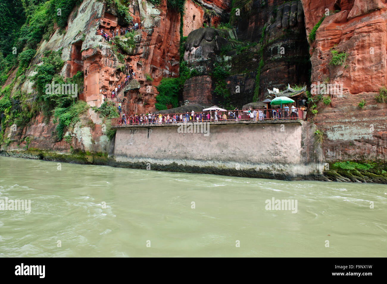 The Leshan Statue of Buddha,It is the largest stone Buddha in the world ...