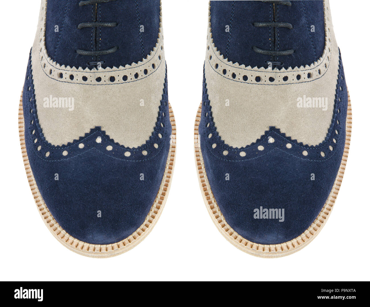 Tip of male shoes isolated on white Stock Photo - Alamy