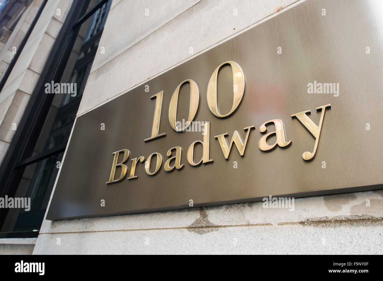 Broadway street sign in New York Stock Photo - Alamy
