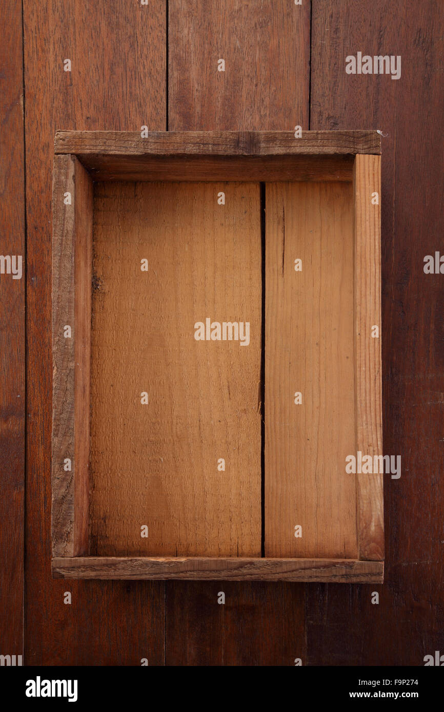 top view old wooden crate Stock Photo - Alamy