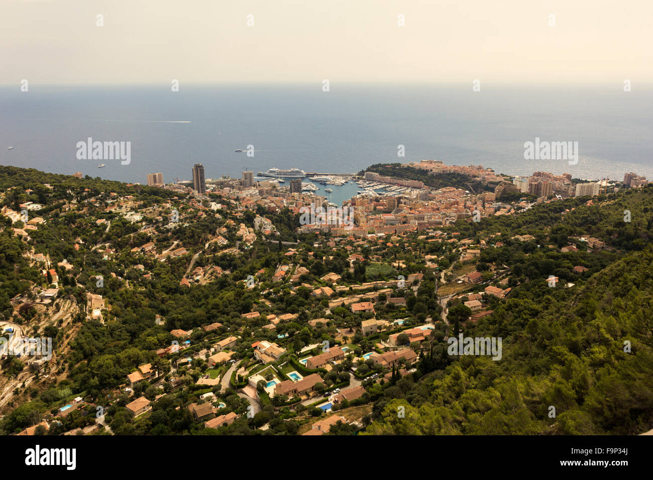 View on Monaco during a sunny day Stock Photo - Alamy