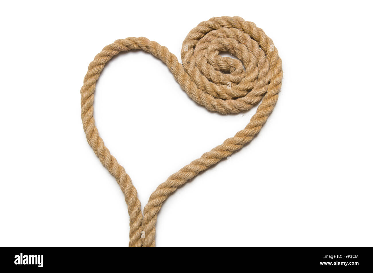 Rope in heart shape Cut Out Stock Images & Pictures - Alamy