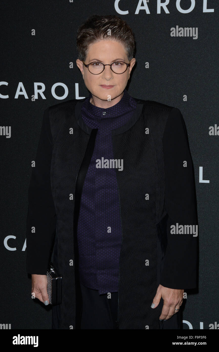 Carol New York Premiere - Red Carpet Arrivals Featuring: Phyllis Nagy ...