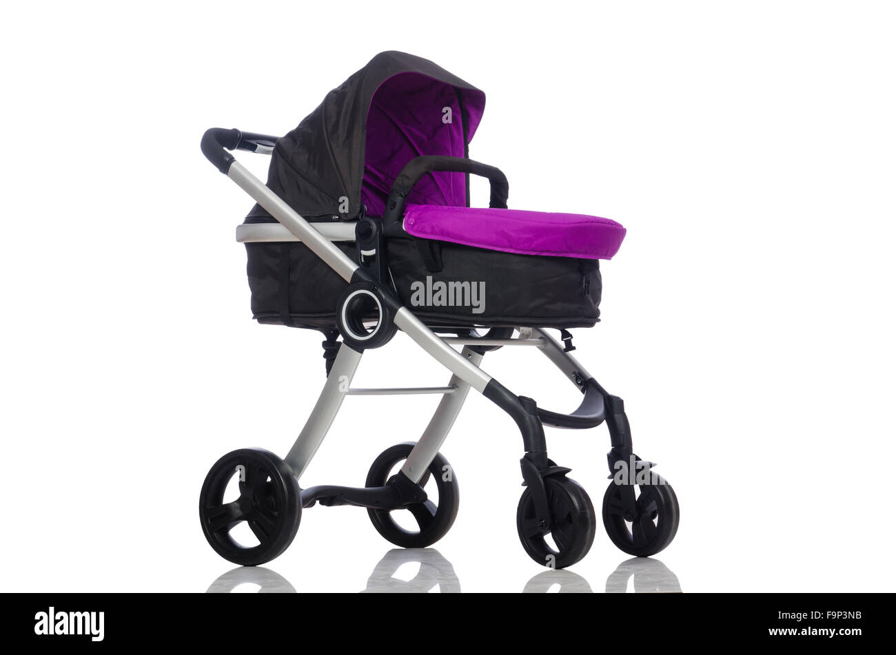 Child pram isolated on the white background Stock Photo - Alamy