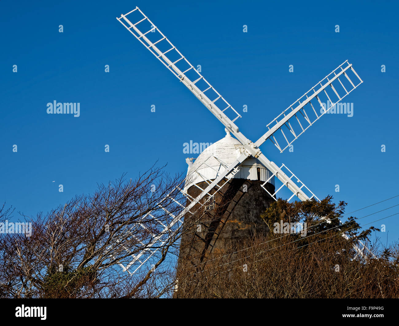 CLAYTON, EAST SUSSEX/UK - JANUARY 3 : Jack Windmill on a winter's day ...