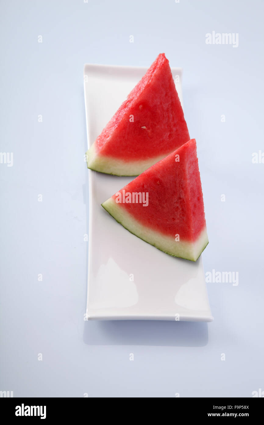 Watermelon triangle hi-res stock photography and images - Alamy