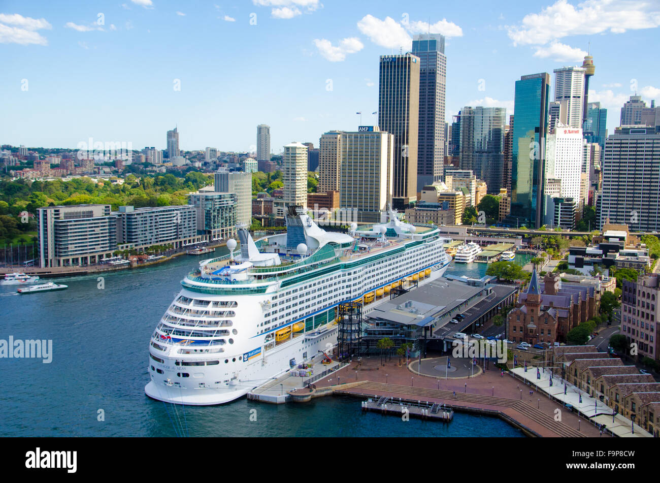 View seen from the Sydney Harbour Bridge Pylon Lookout Stock Photo - Alamy