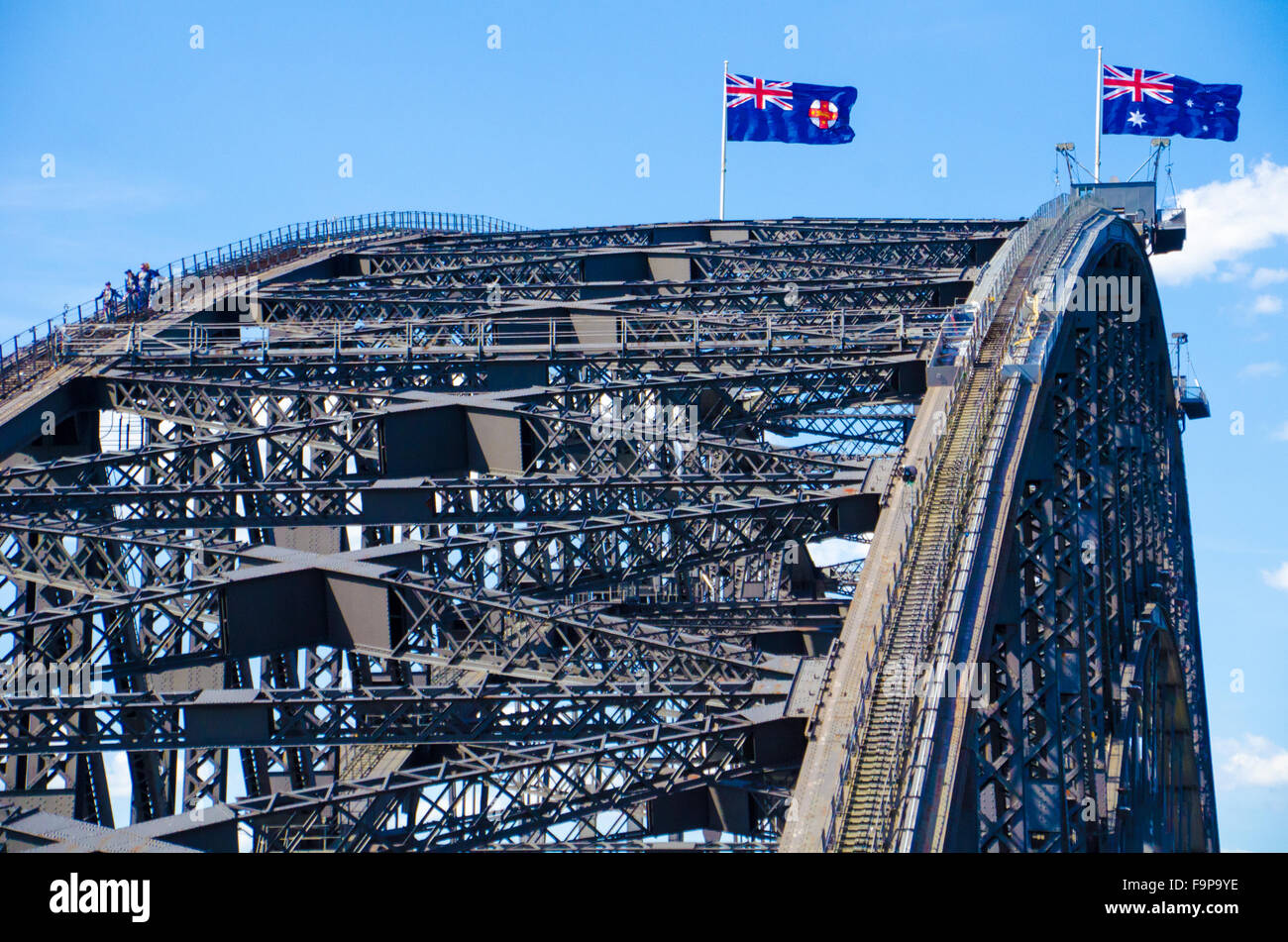 View seen from the Sydney Harbour Bridge Pylon Lookout Stock Photo - Alamy