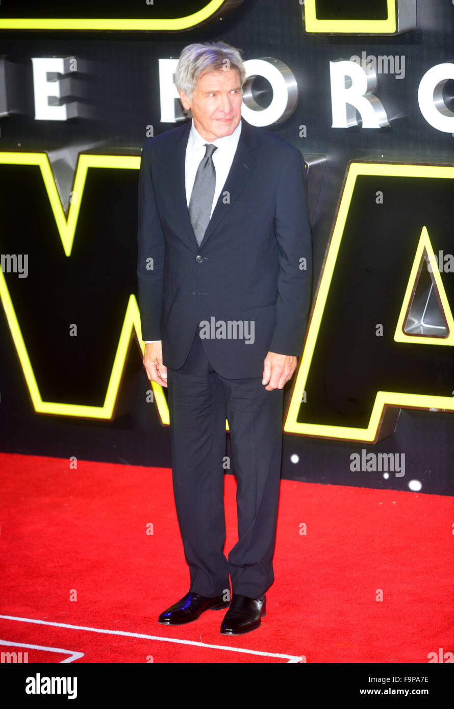 Harrison Ford at the STAR WARS: THE FORCE AWAKENS, European Premiere in ...