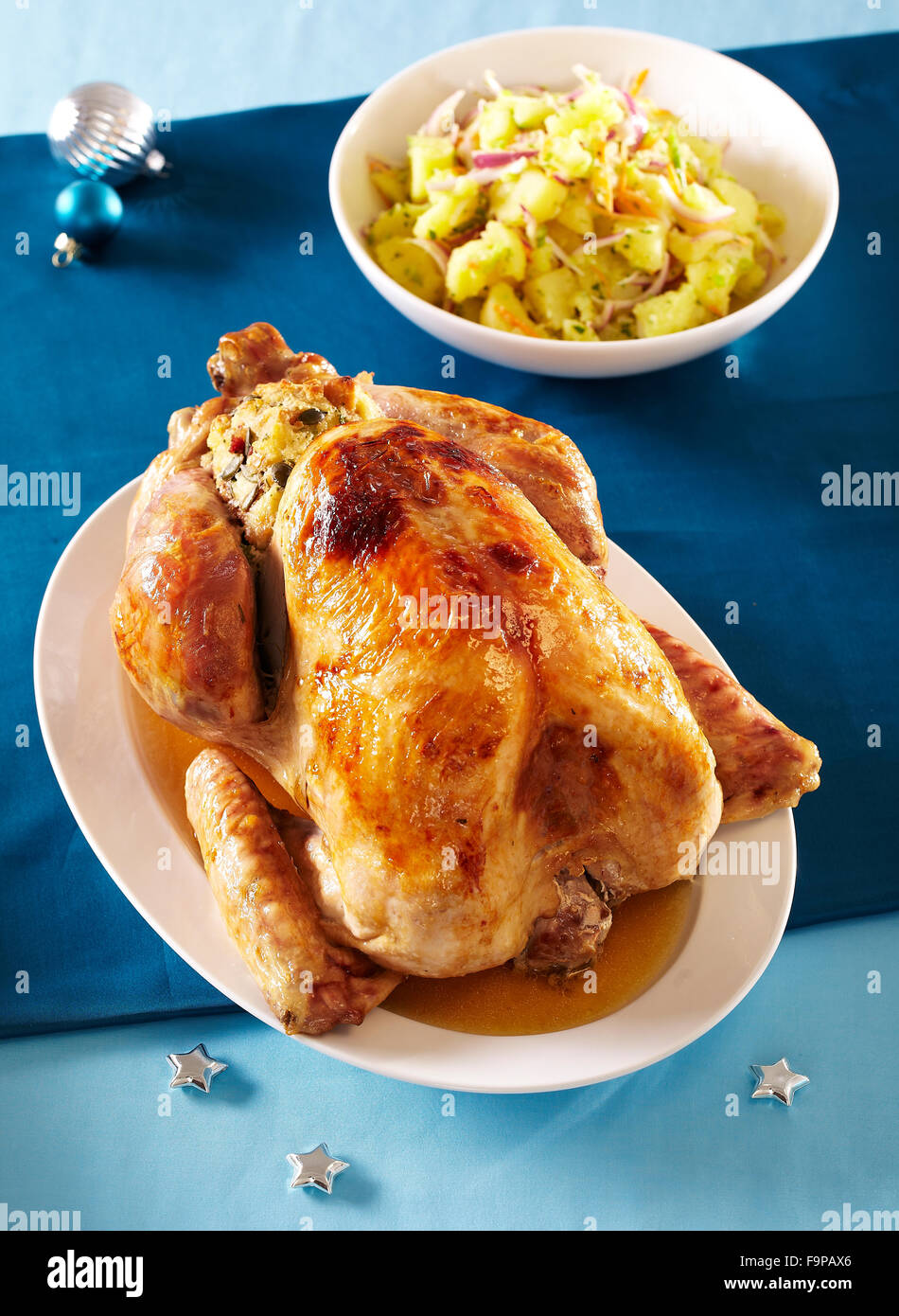 STuffed turkey roast Stock Photo - Alamy
