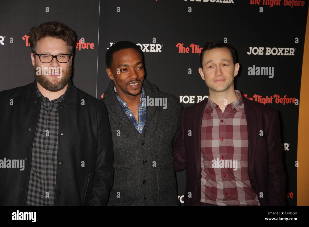 New York premiere of 'The Night Before' at Landmark Sunshine Cinema ...