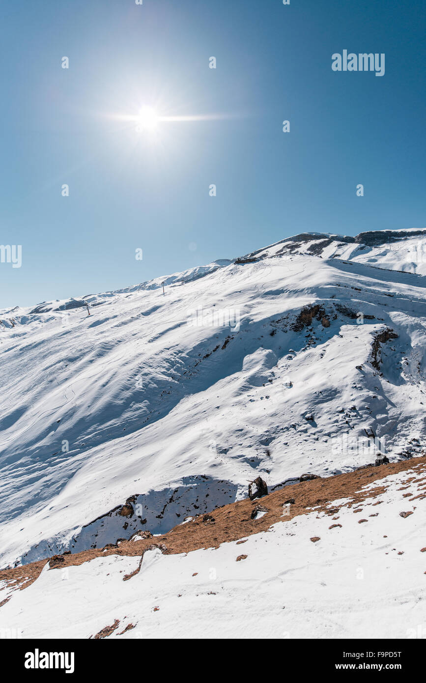 Winter mountains in Gusar region of Azerbaijan Stock Photo - Alamy