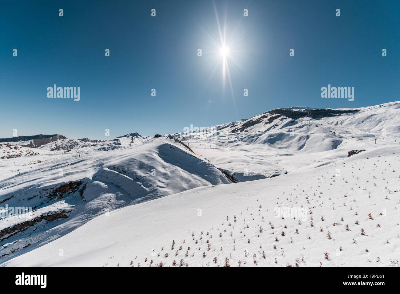 Winter mountains in Gusar region of Azerbaijan Stock Photo - Alamy