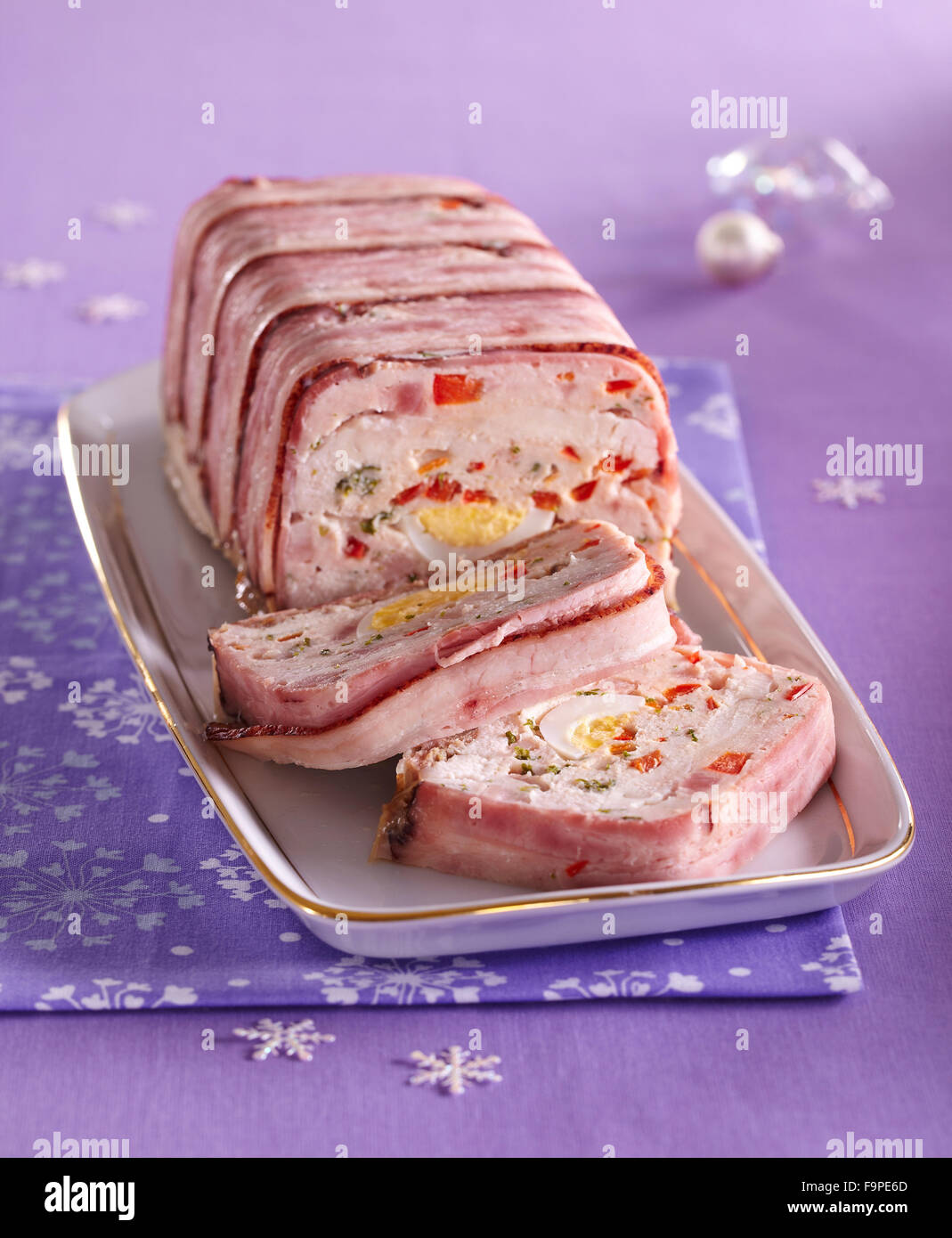 Vegetable terrine with herbs hi-res stock photography and images - Alamy