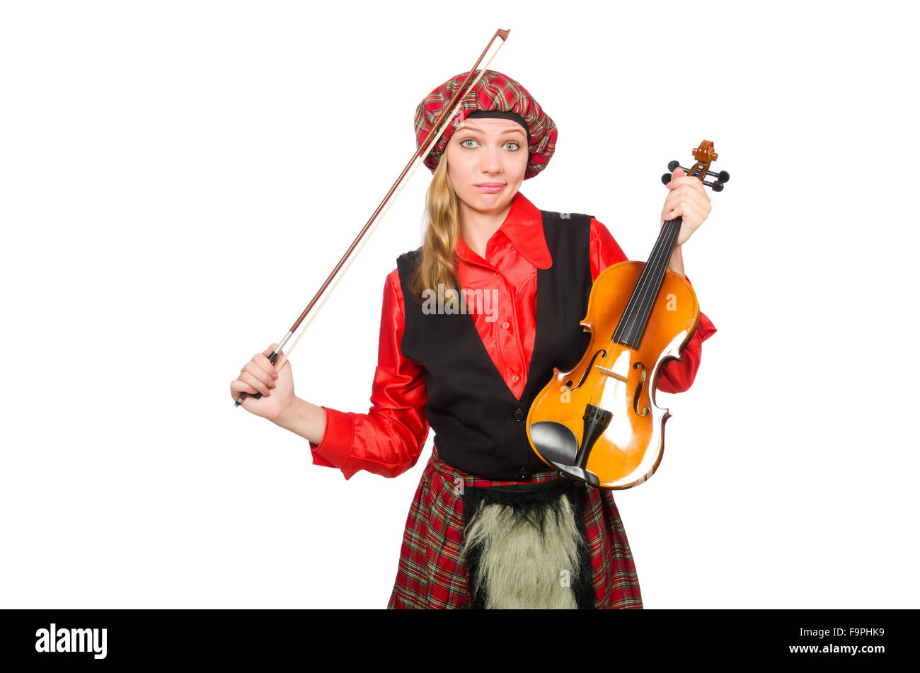Musical violin irish fiddler celtic hi-res stock photography and images ...