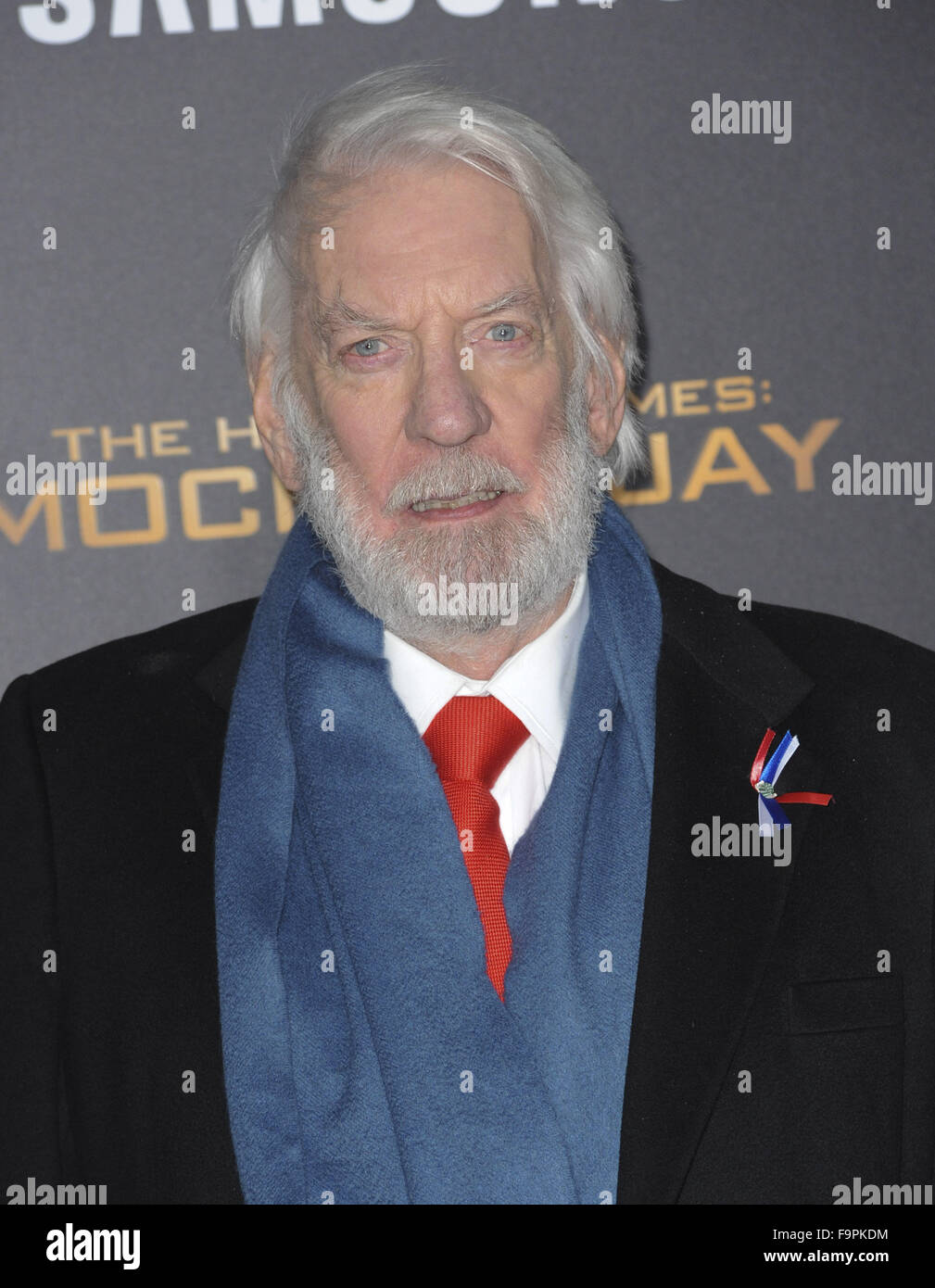 Donald Sutherland Hunger Games High Resolution Stock Photography and ...
