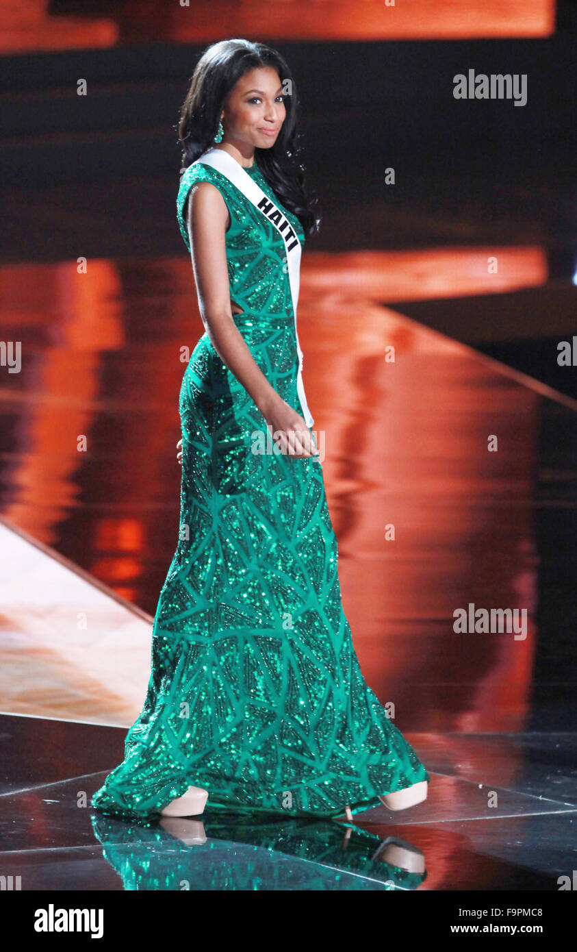 Las Vegas, Nevada, USA. 18th Dec, 2015. Miss Haiti Lisa Drouillard ...