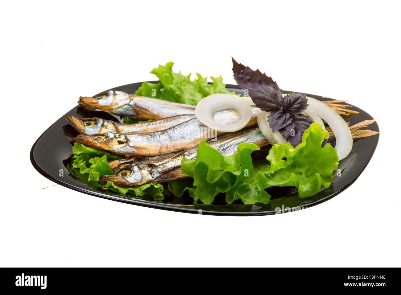 Dried Capelin studio macro shoot Stock Photo - Alamy