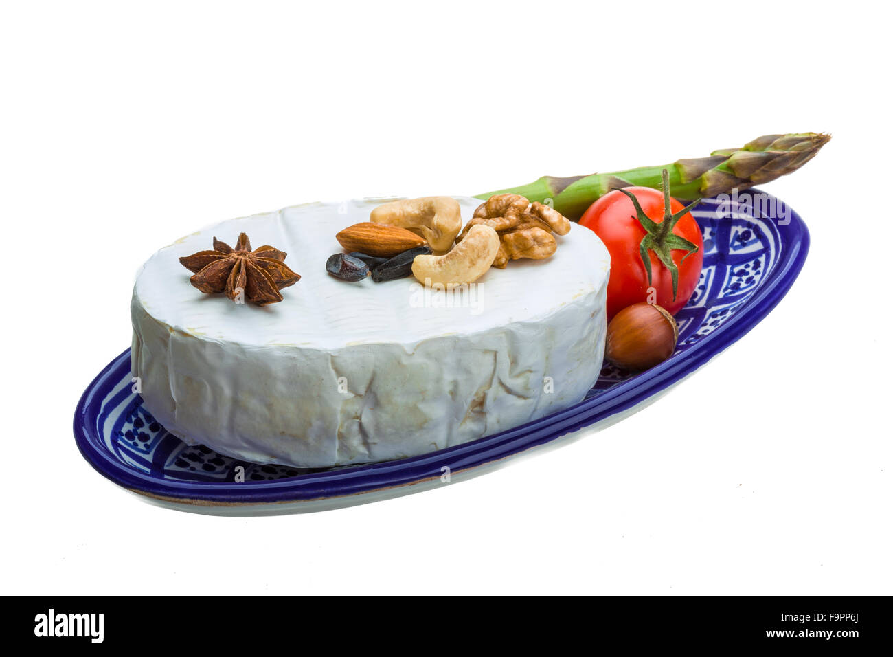 Fresh soft brie cheese Stock Photo - Alamy