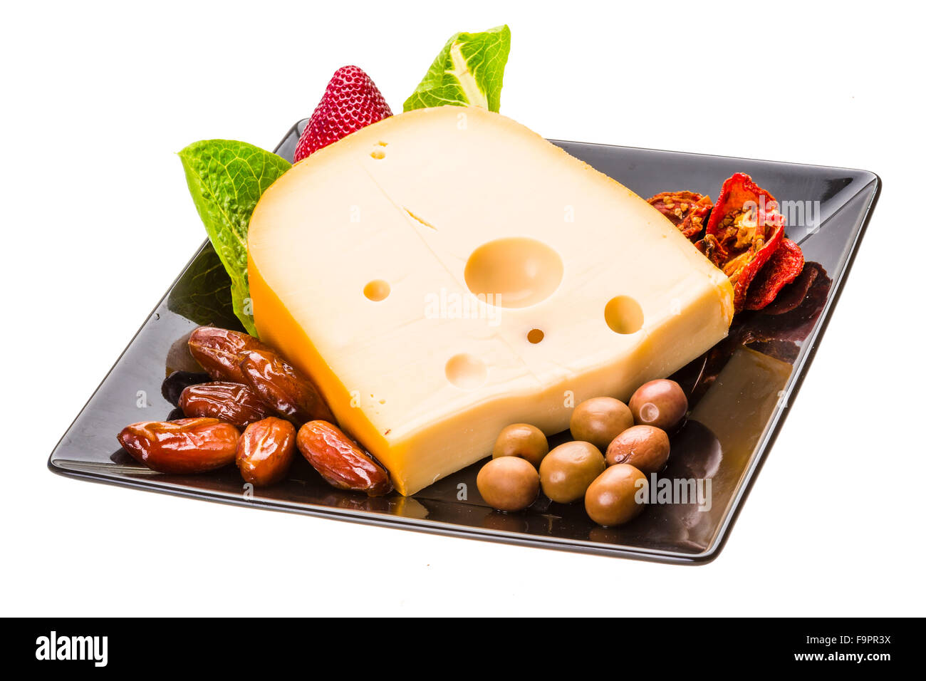 Yellow ripe cheese Stock Photo - Alamy