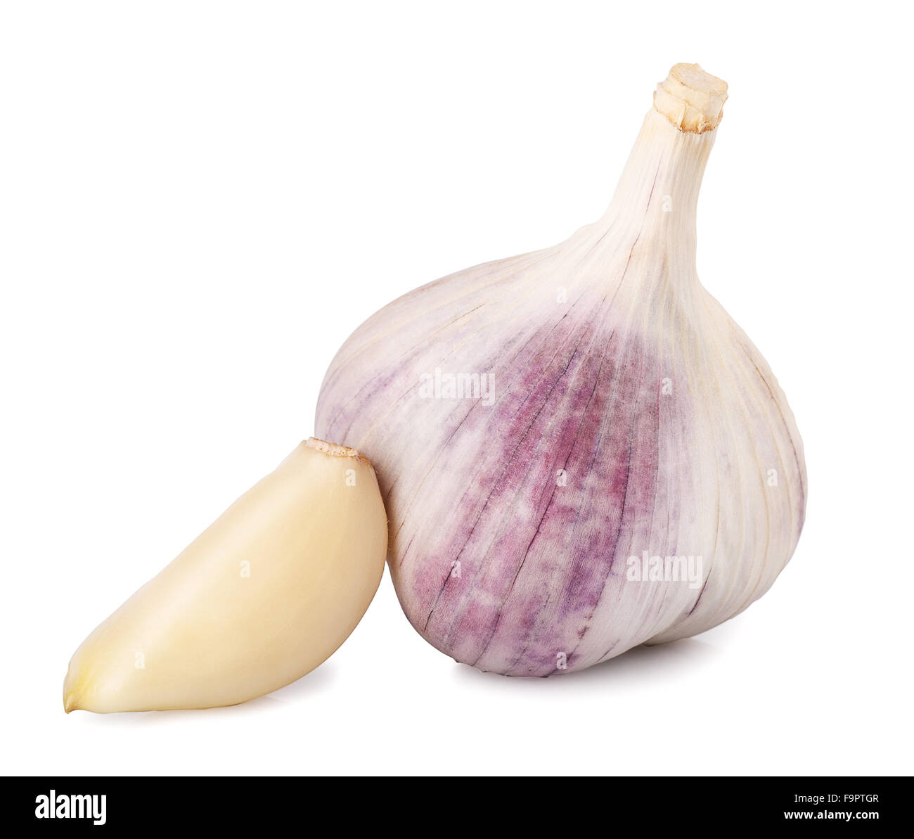 Garlic garlic cloves bulb Cut Out Stock Images & Pictures - Alamy