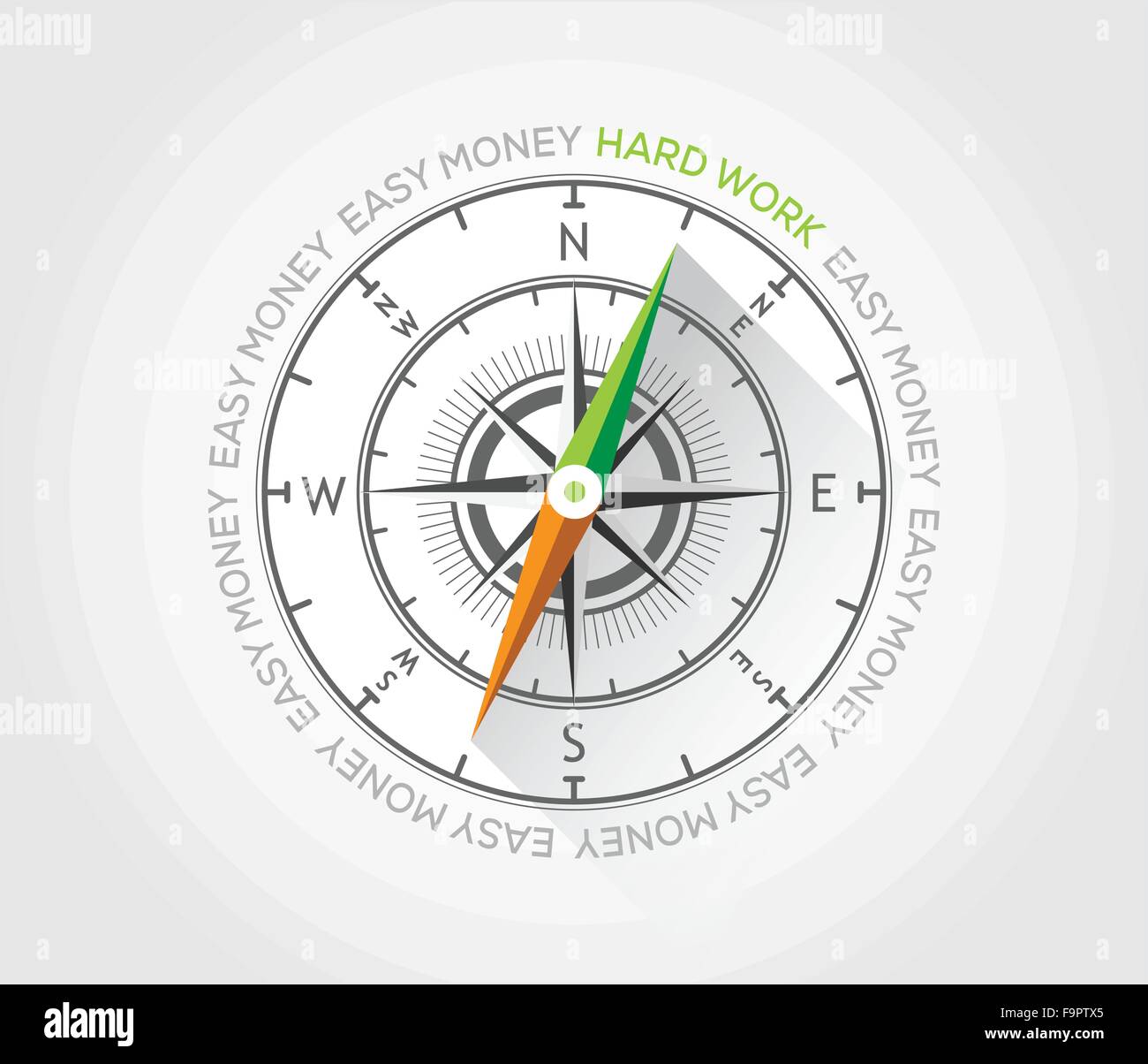 Vector compass about marketing and life Stock Vector Image & Art - Alamy