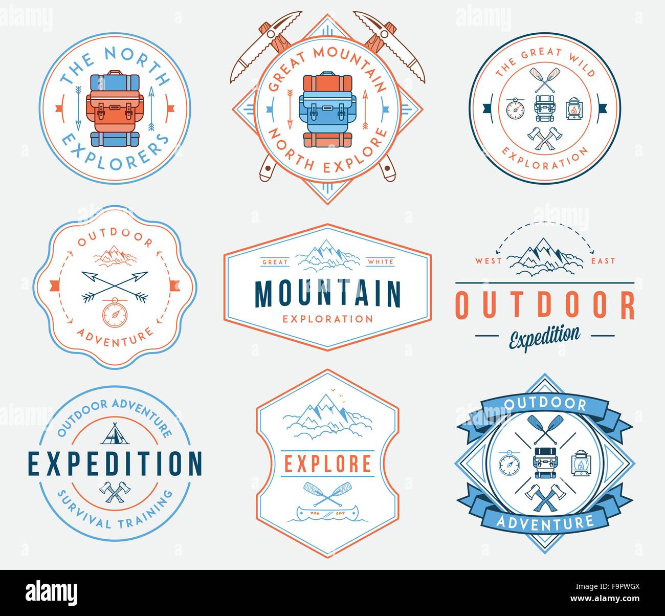 Exploration vector badges and labels for any use Stock Vector Image ...
