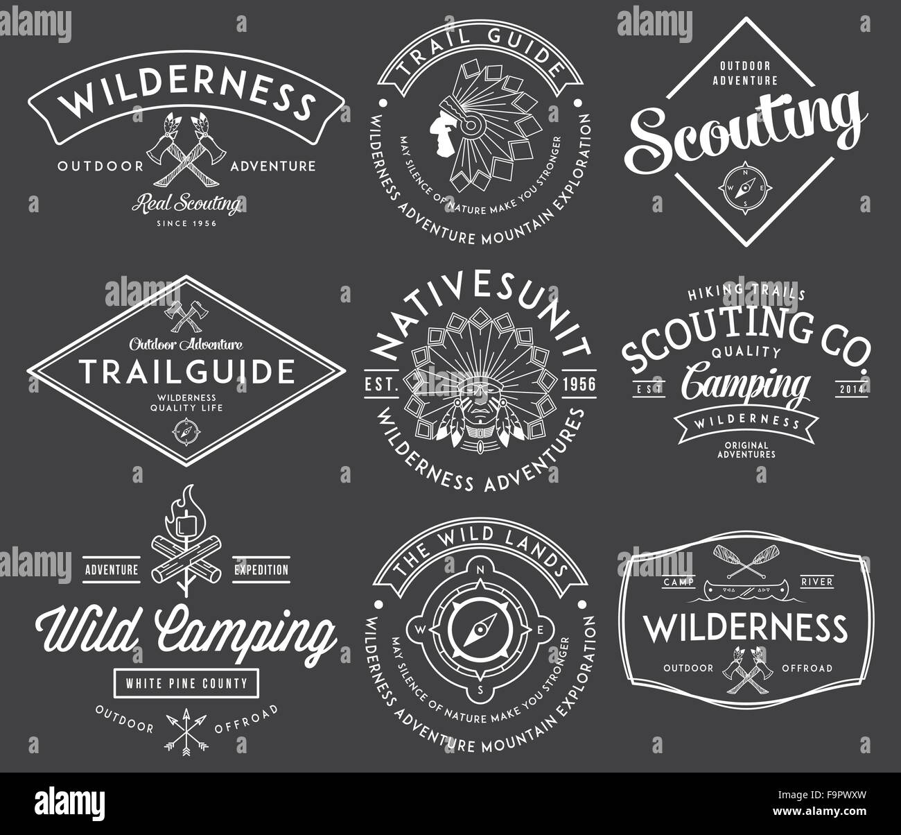 Boyscout vector vectors hi-res stock photography and images - Alamy