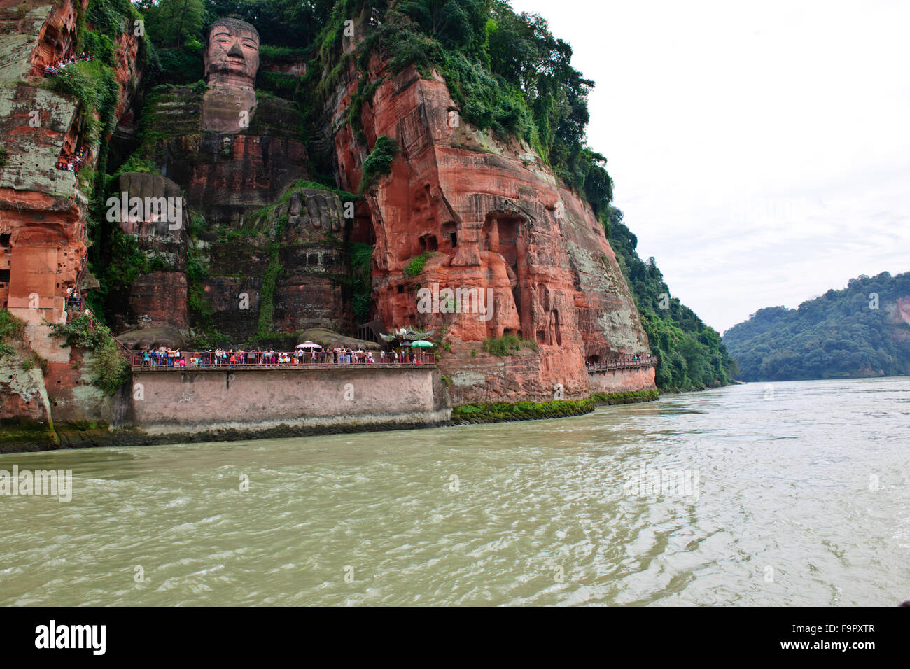 The Leshan Statue of Buddha,It is the largest stone Buddha in the world ...