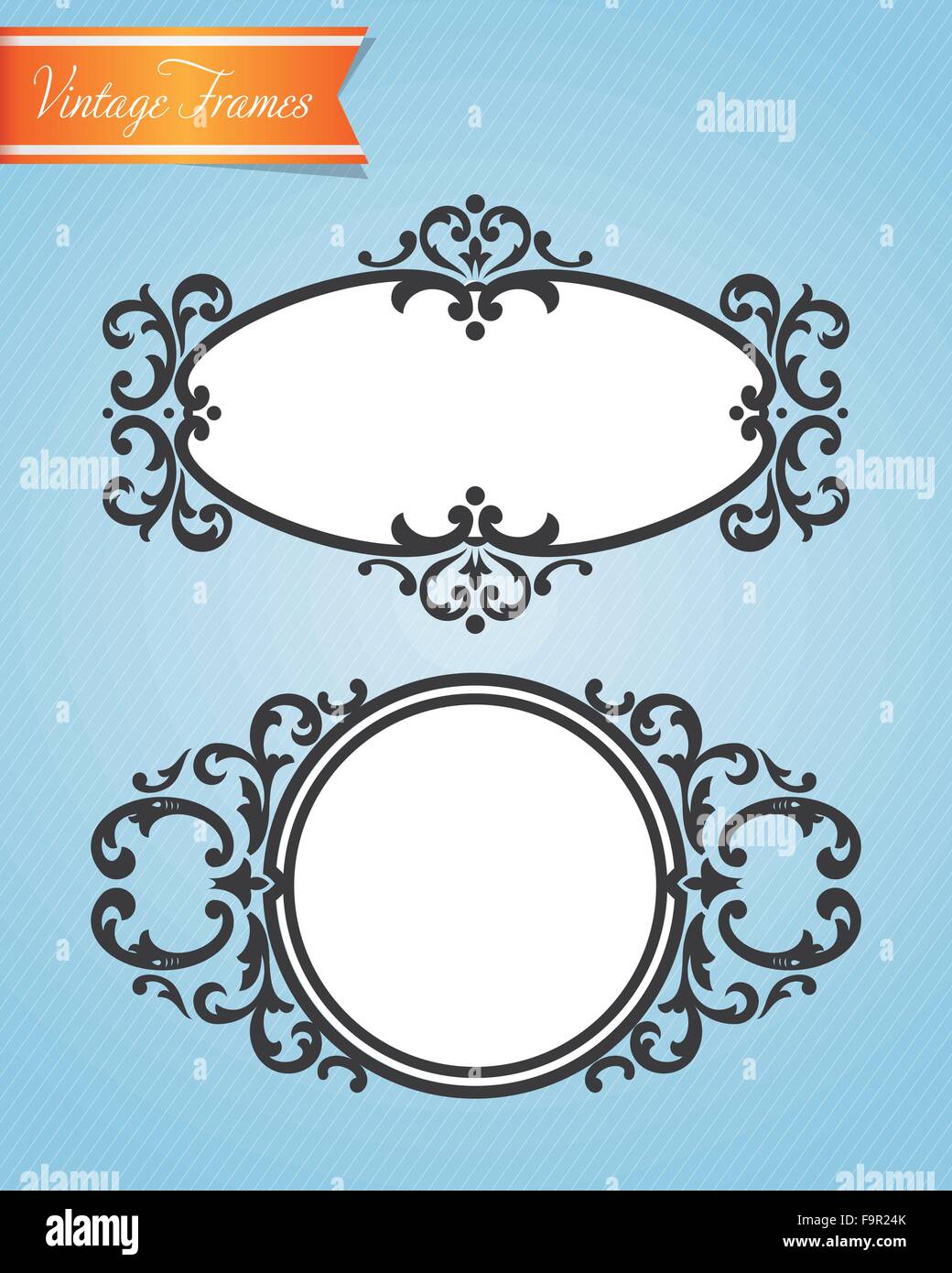 Original vintage frames from victorian time Stock Vector Image & Art ...