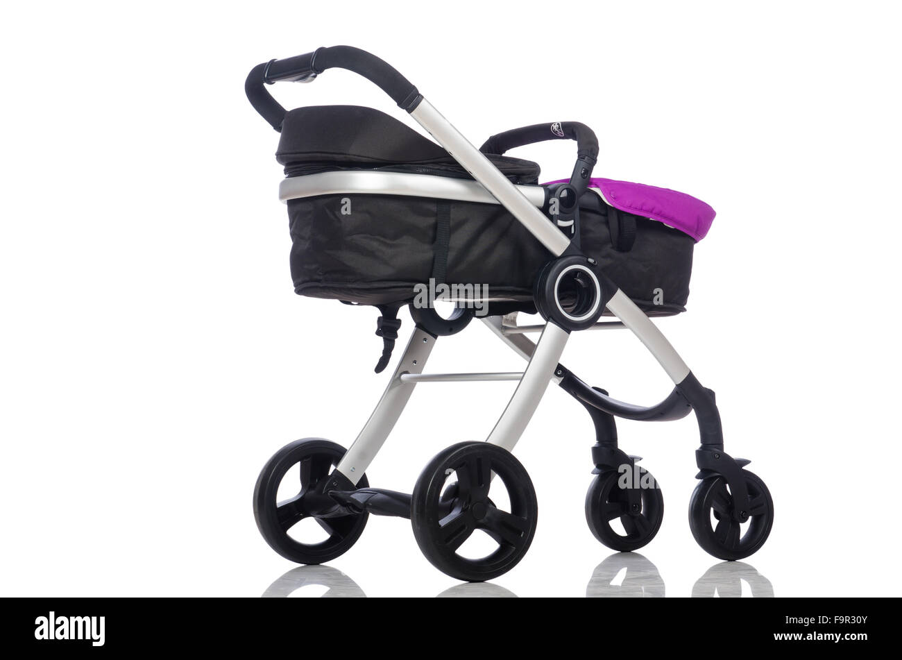 Child pram isolated on the white background Stock Photo - Alamy