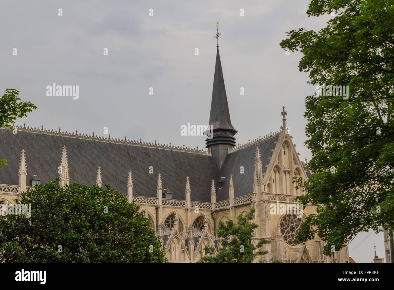 Brussels city view Stock Photo - Alamy