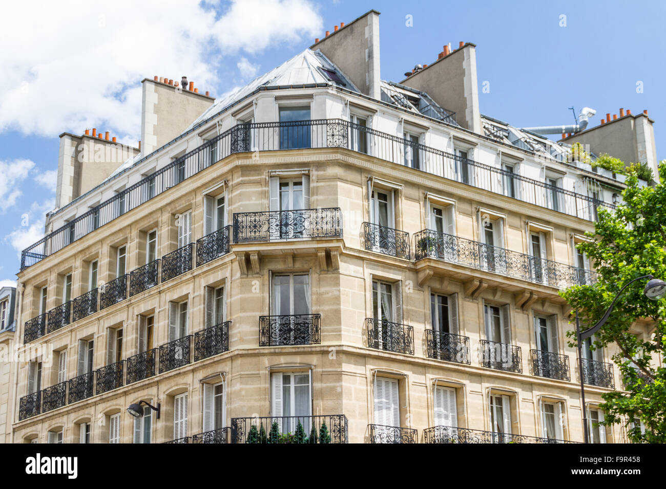 beautiful Parisian streets view paris,france Europe Stock Photo - Alamy