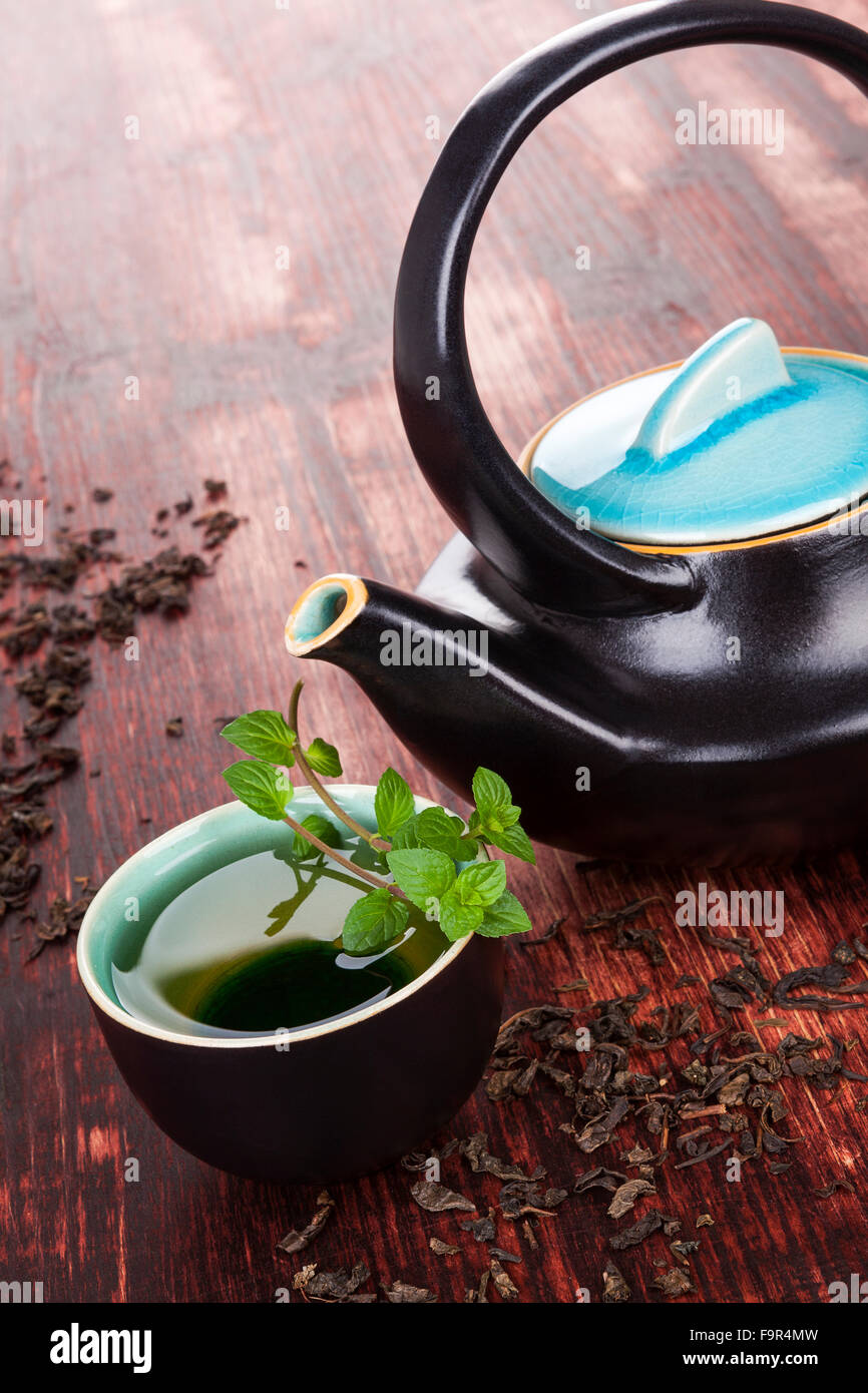 Traditional tea background Stock Photo - Alamy