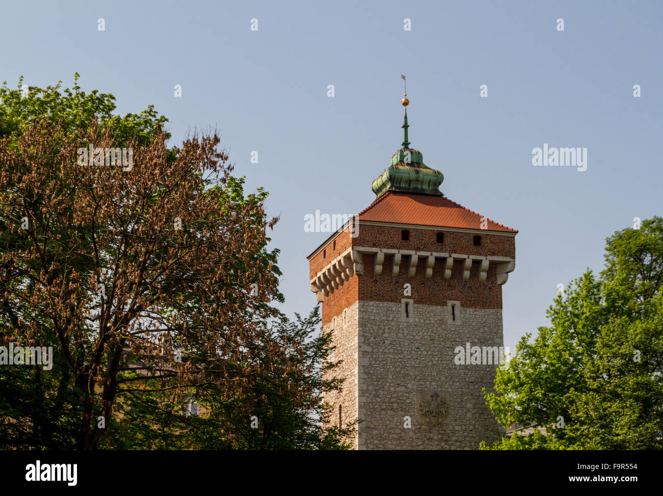 Florianska gate in Krakow Stock Photo - Alamy