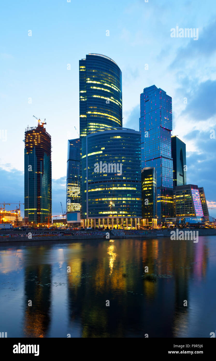Moscow-city business center, Russia Stock Photo - Alamy