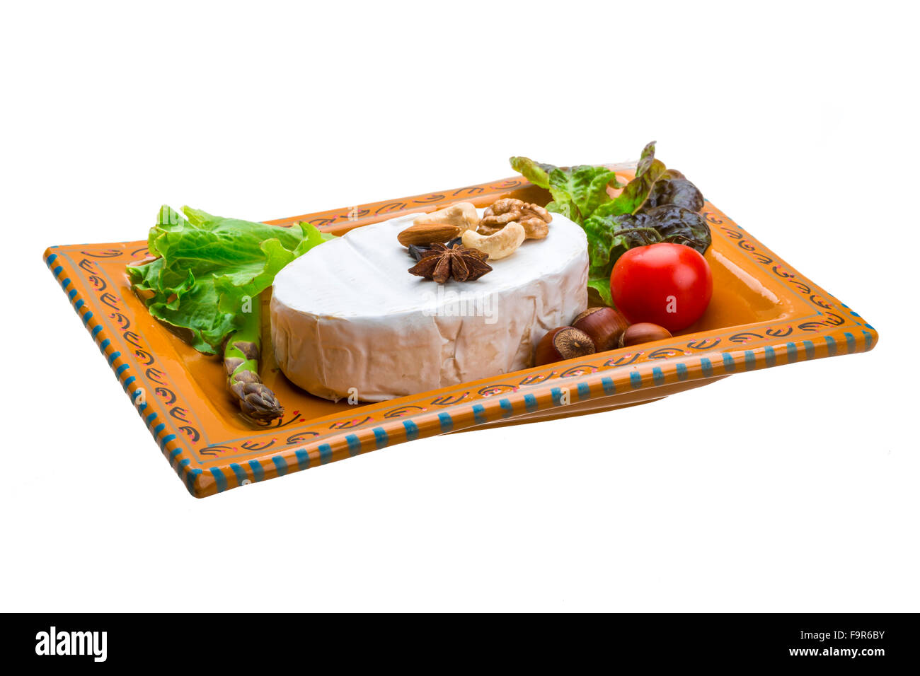 Fresh soft brie cheese Stock Photo - Alamy