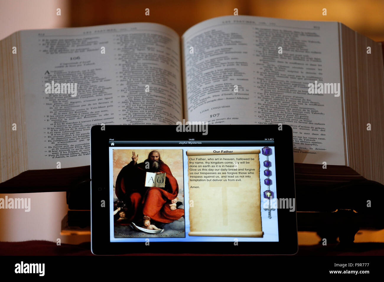 Bible and Ipad Stock Photo - Alamy