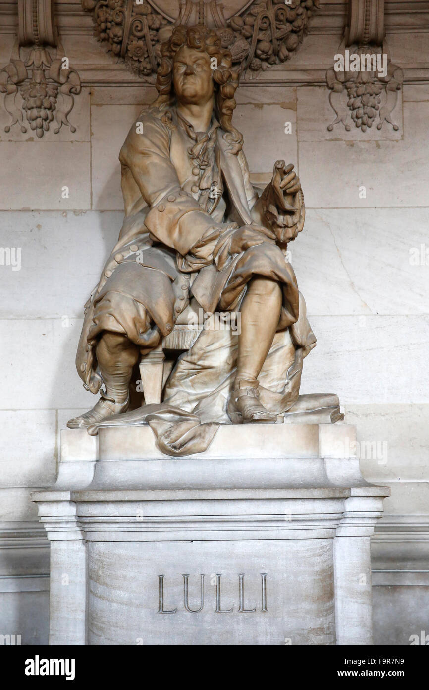 Palais Garnier. Paris Opera. Jean-Baptiste Lully Stock Photo - Alamy