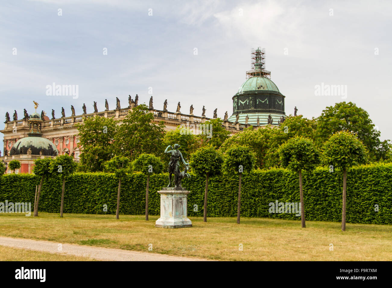 The New Palace in Potsdam Germany on UNESCO World Heritage list Stock ...