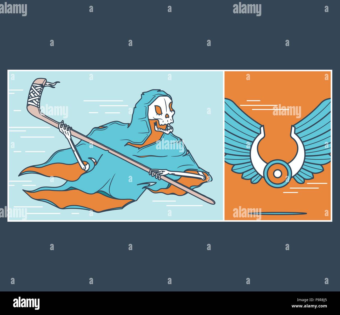 Wings game design fire hi-res stock photography and images - Alamy