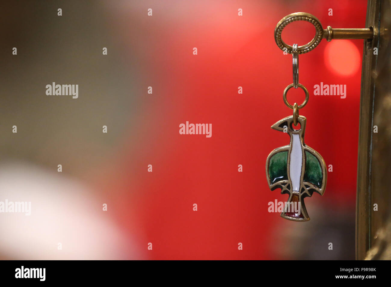 Tabernacle key in a Roman catholic church Stock Photo - Alamy